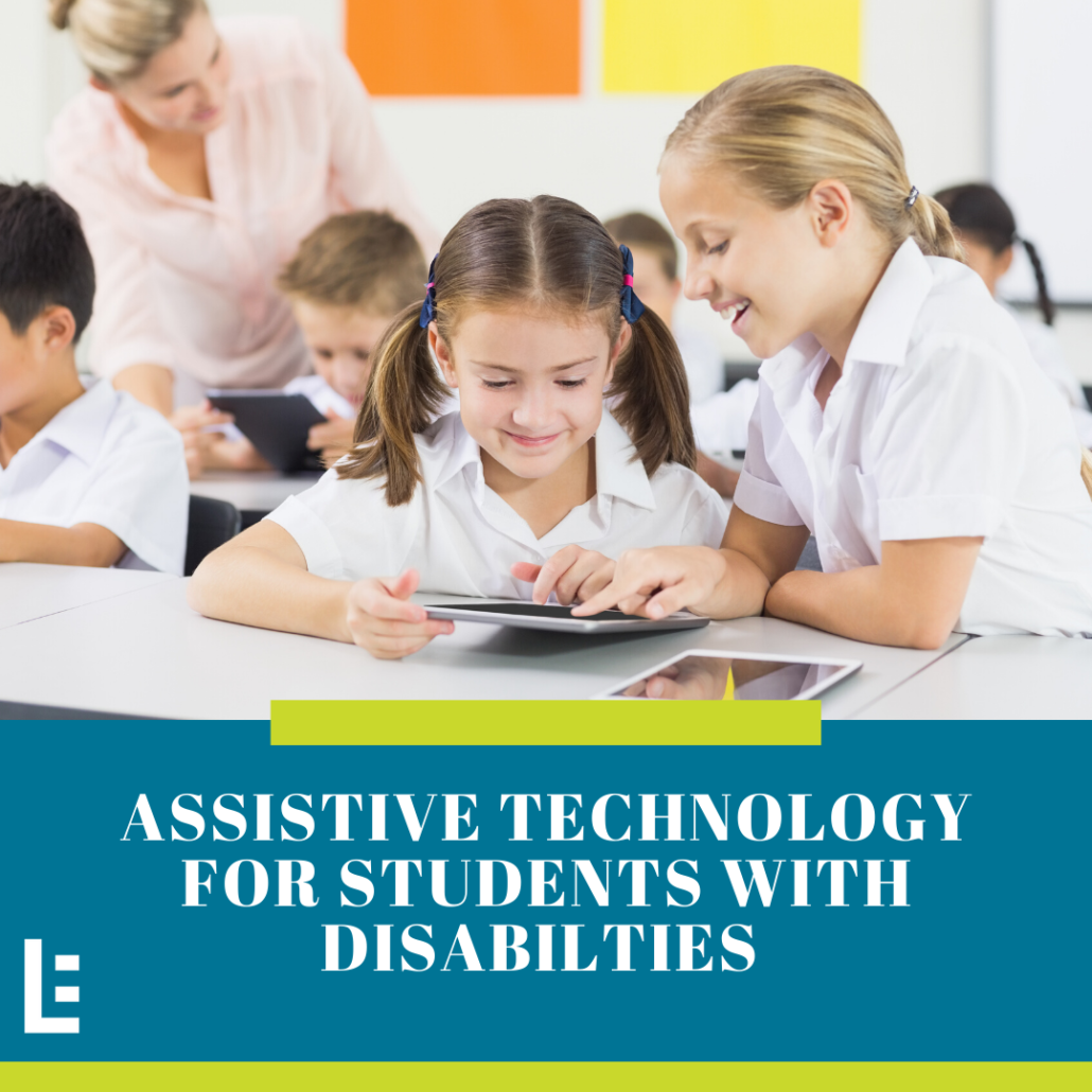 Assistive Technology For Students With Disabilities Learning Essentials